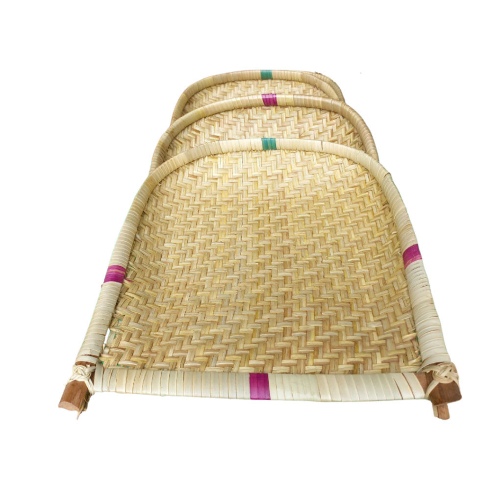 Handwoven Palmyrah Leaf Winnower (Sulagu) - Nature's Root