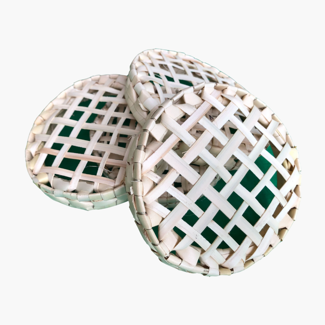 Handwoven Palmyrah Leaf String Hopper Tray - Nature's Root